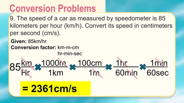 General Physics Conversion of Units.pptx | Participant Sports | Fitness ...