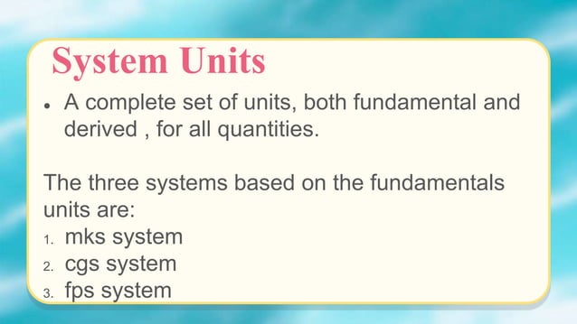 General Physics Conversion of Units.pptx | Participant Sports | Fitness and Exercise
