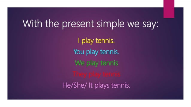 Simple Present VS Present Continuous Tense | PPTX