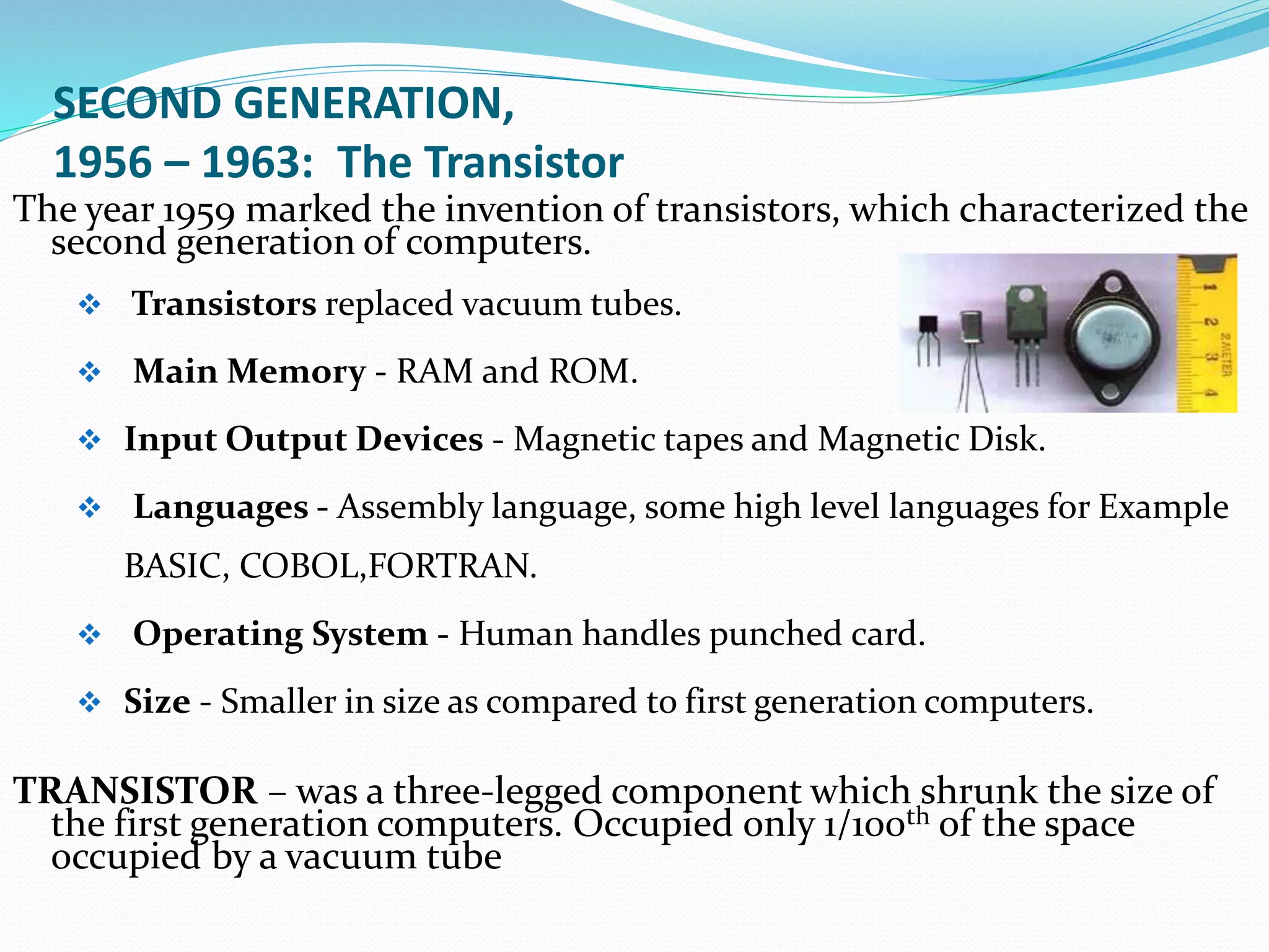 Genration of computers | PPTX