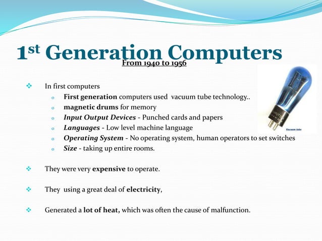 Genration of computers | PPT