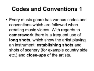 Indie/Folk Genre Conventions | PPT
