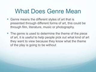 Genre | PPT