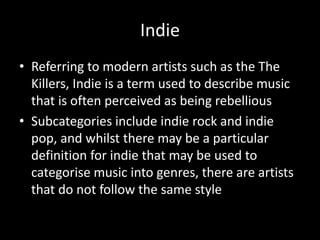 Genre | PPTX | Hip Hop Music | Music