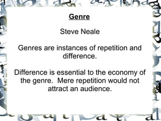 Genre | PPT