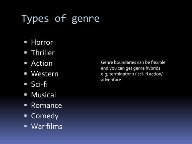 Genre | PPT