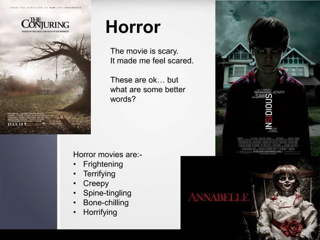 How to Describe Movies - an ESL lesson | PPTX