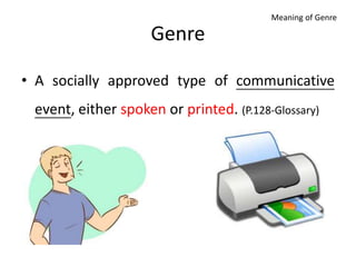 Language and culture - Genre | PPT