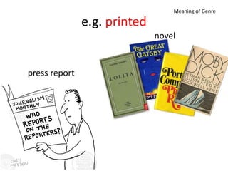 Language and culture - Genre | PPTX