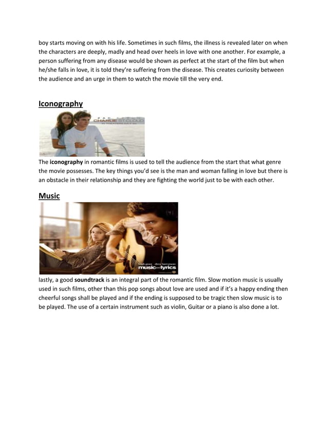 Genre analysis | DOCX | Romance | Genres