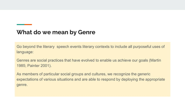 Genre based approach | PPTX