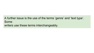 Genre based approach | PPTX