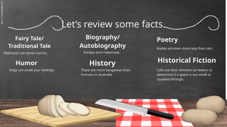 Book Tasting Slides-Genre for classrooms | PPTX