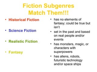 Types of Genres | PPT