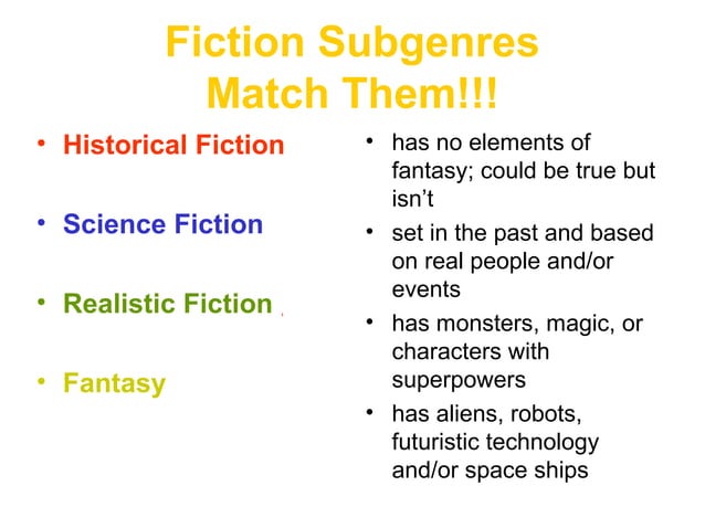 Types of Genres | PPT