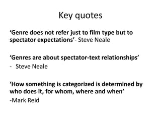 Genre quotes and prompts | PPT