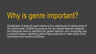 Genre in Media Studies | PPTX