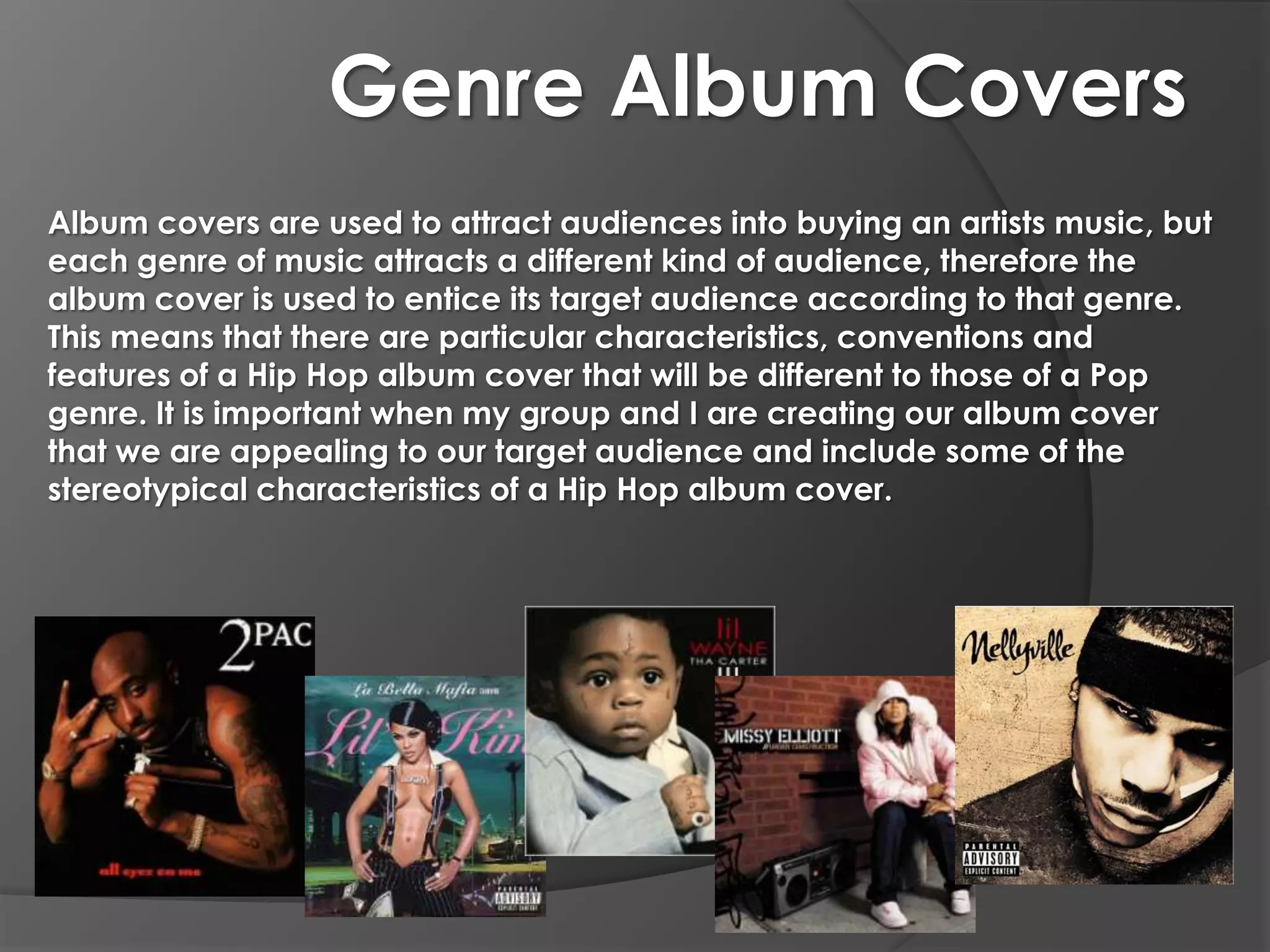 Genre album cover analysis | PPTX