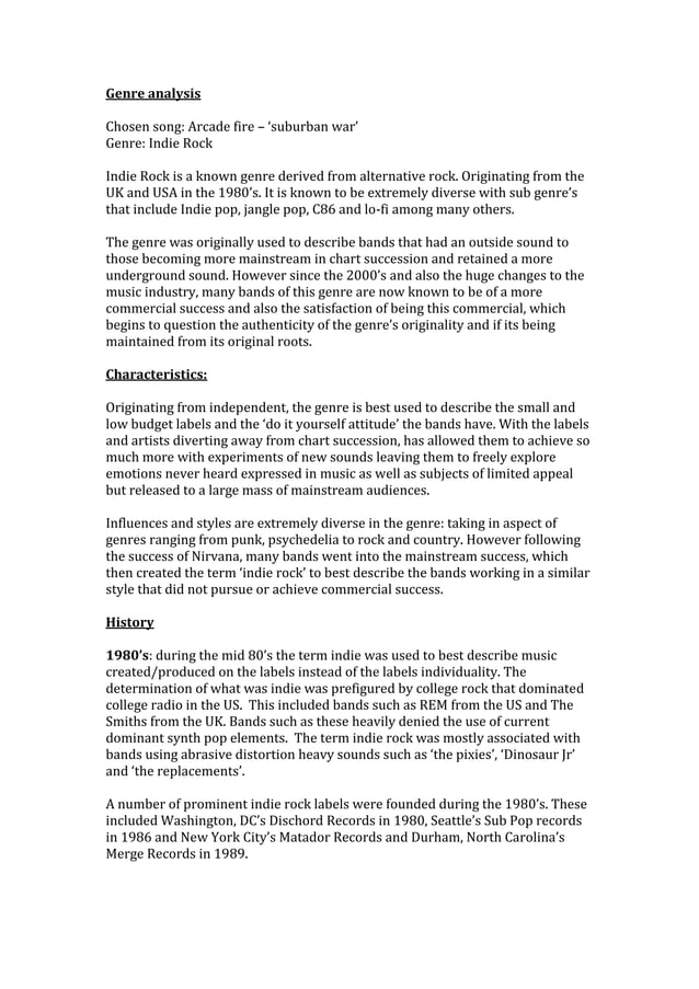 Genre analysis | PDF