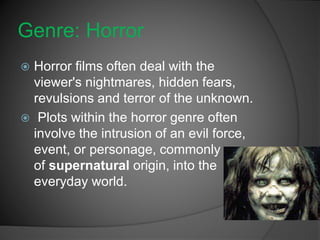 Genre analysis | PPTX