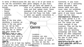 genre analysis pop | PPTX