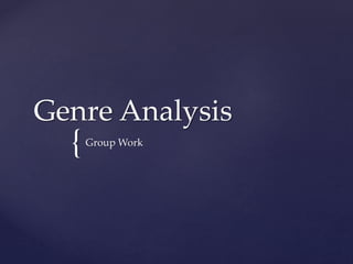 Genre analysis | PPT