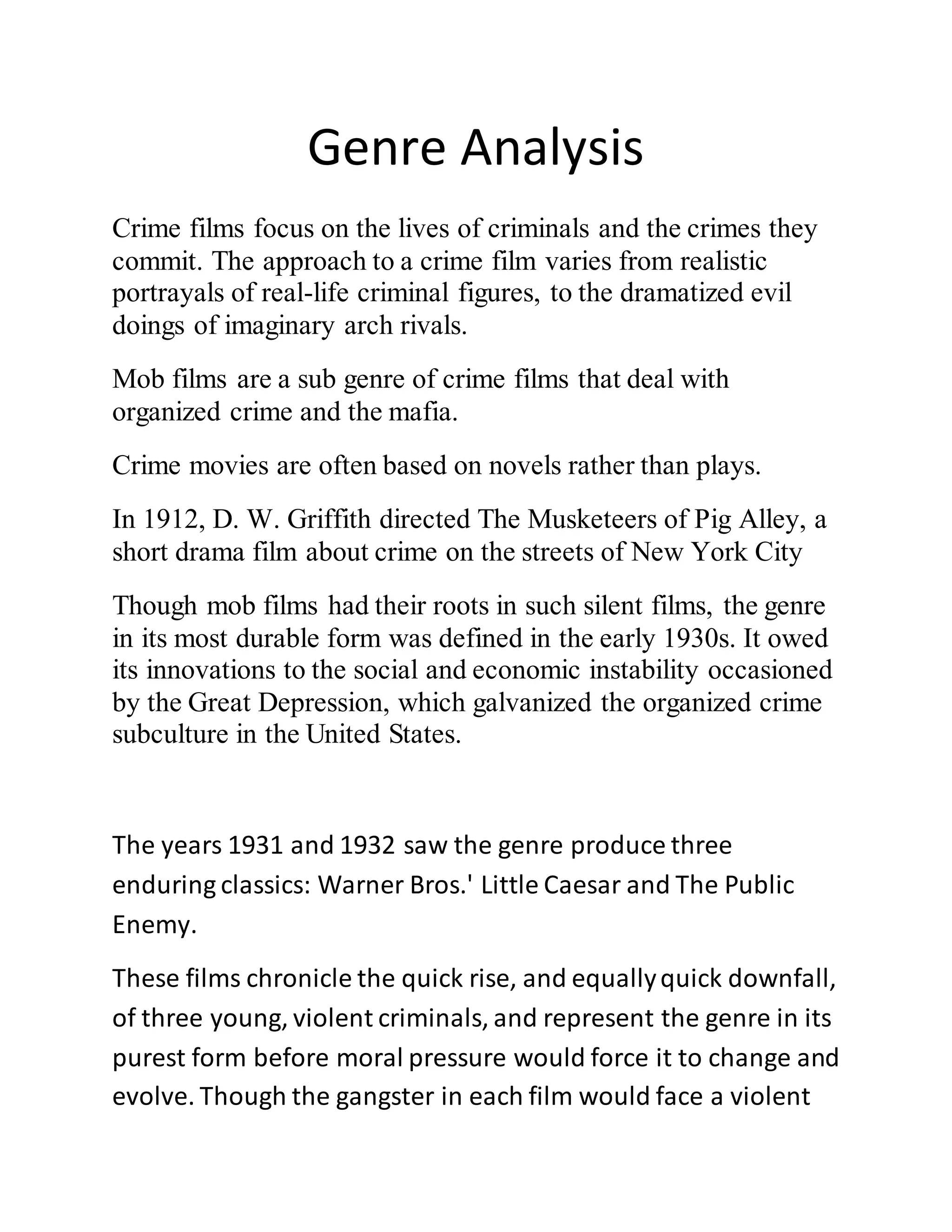 Genre analysis | PDF