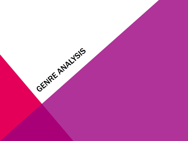 Genre analysis | PPT