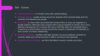 Genre Analysis - Romance | PPTX