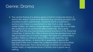 Genre analysis for A2- Social Drama | PPTX