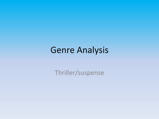 Genre Analysis | PPT