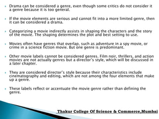 Understanding T.V. Genre and types part a | PPTX