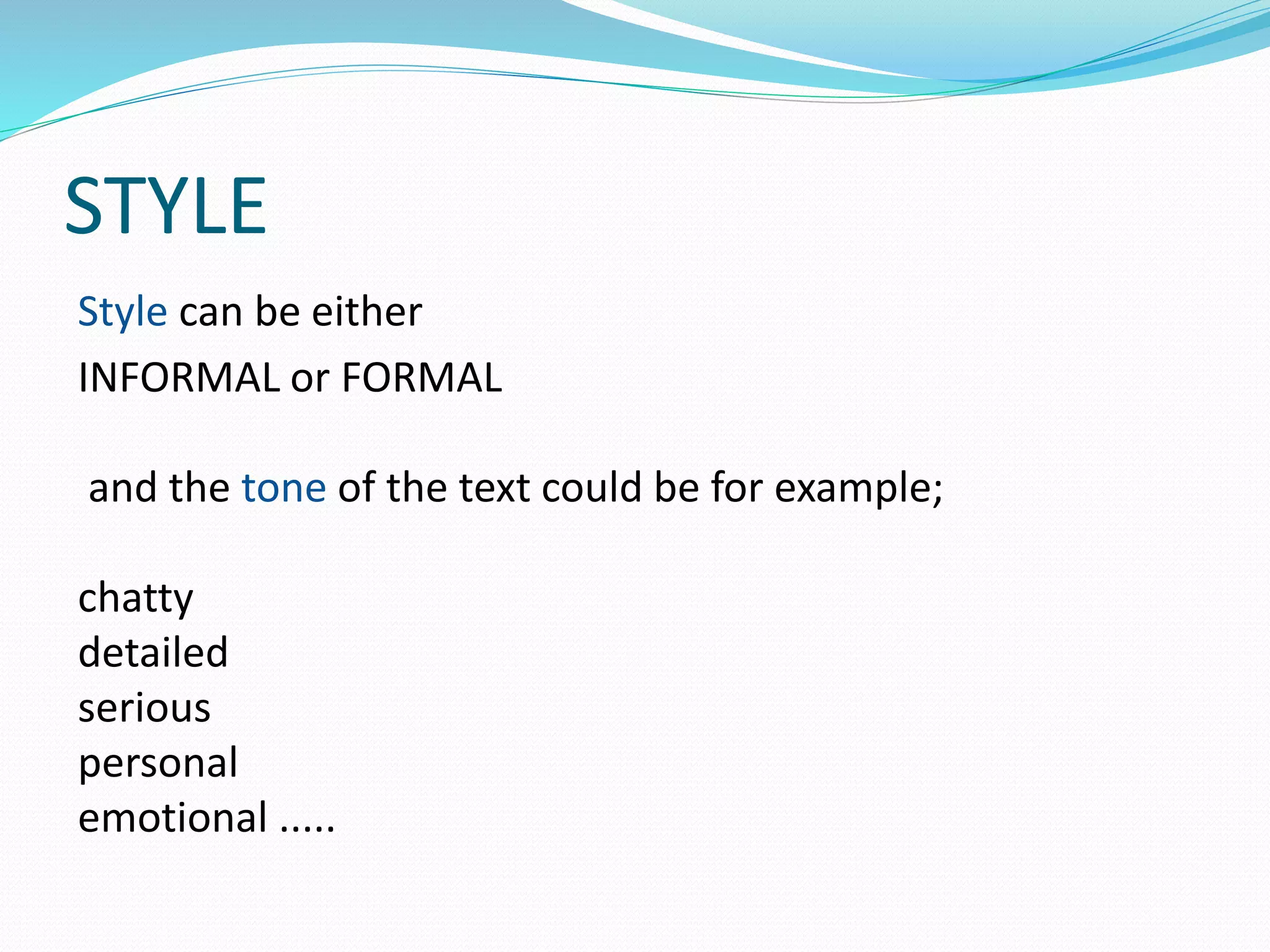 Genre, audience, purpose and style | PPTX