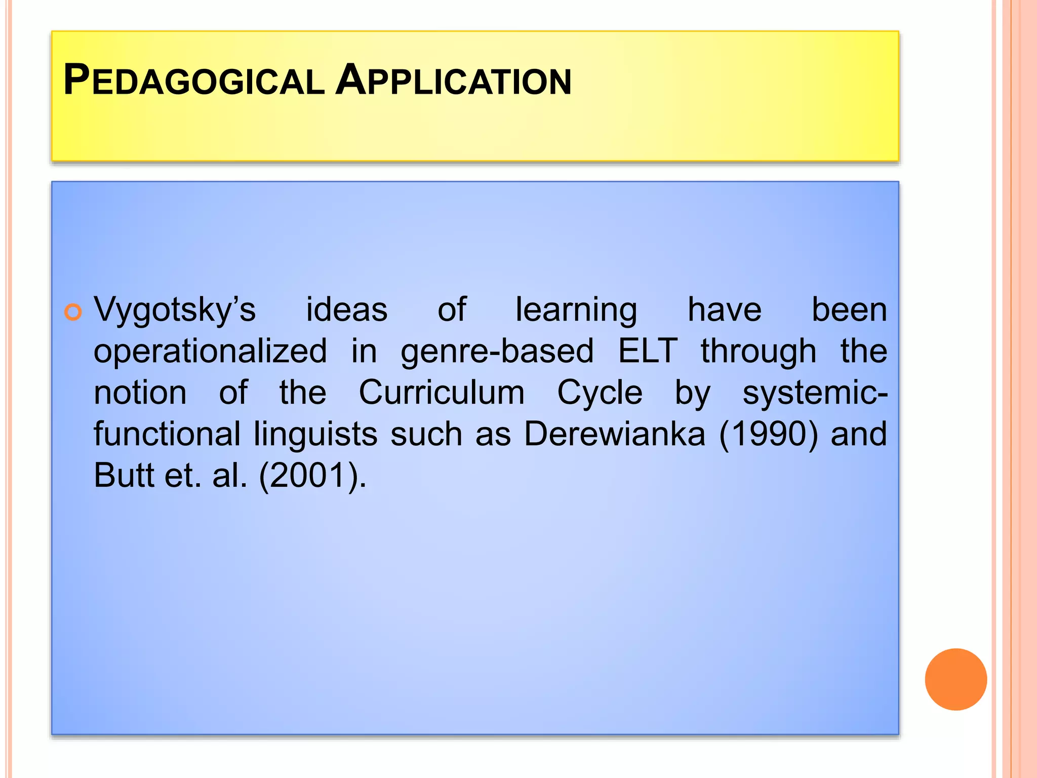 Genre based instruction | PPTX