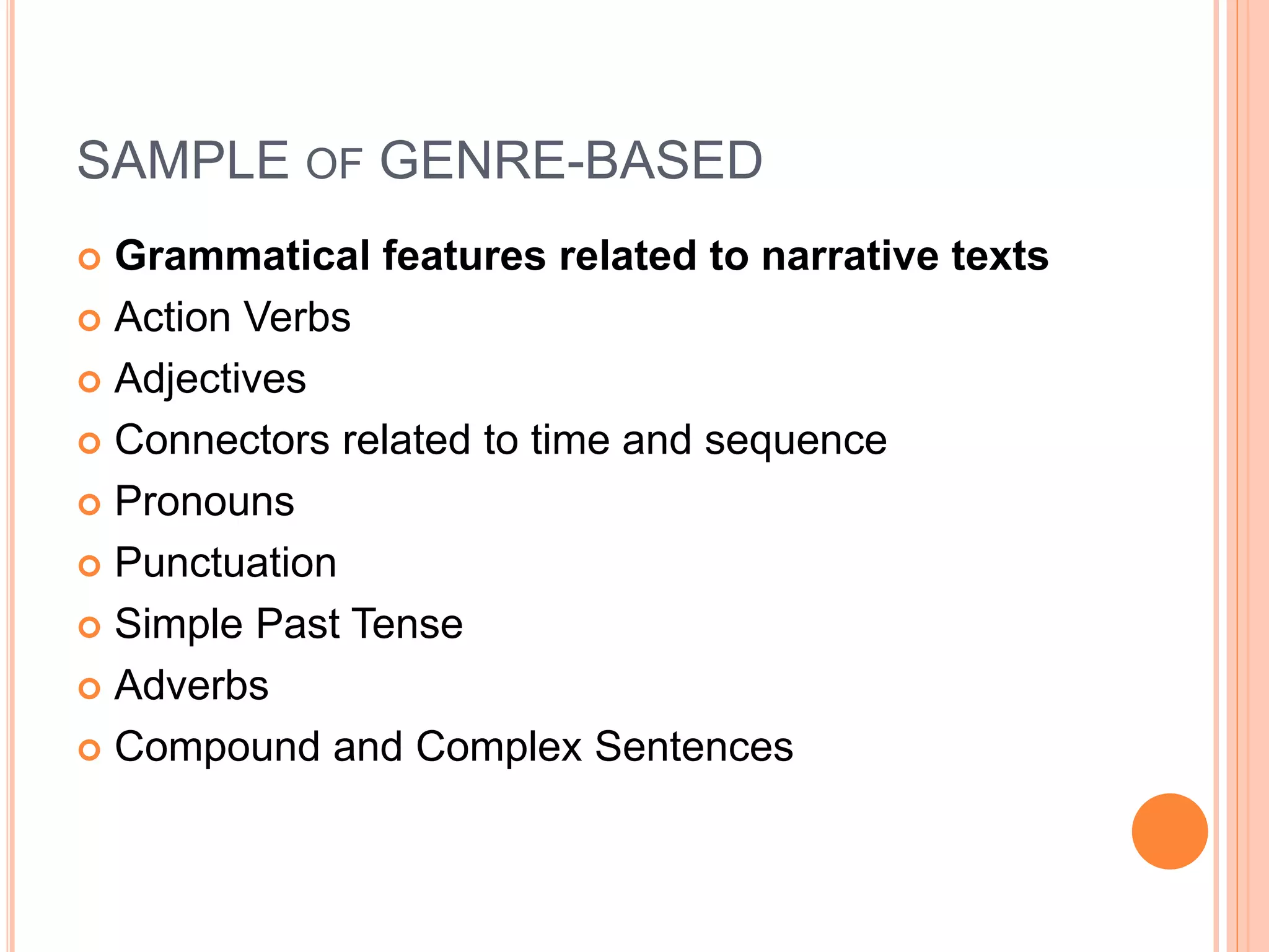 Genre based instruction | PPTX