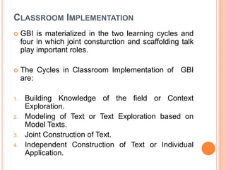 Genre based instruction | PPTX