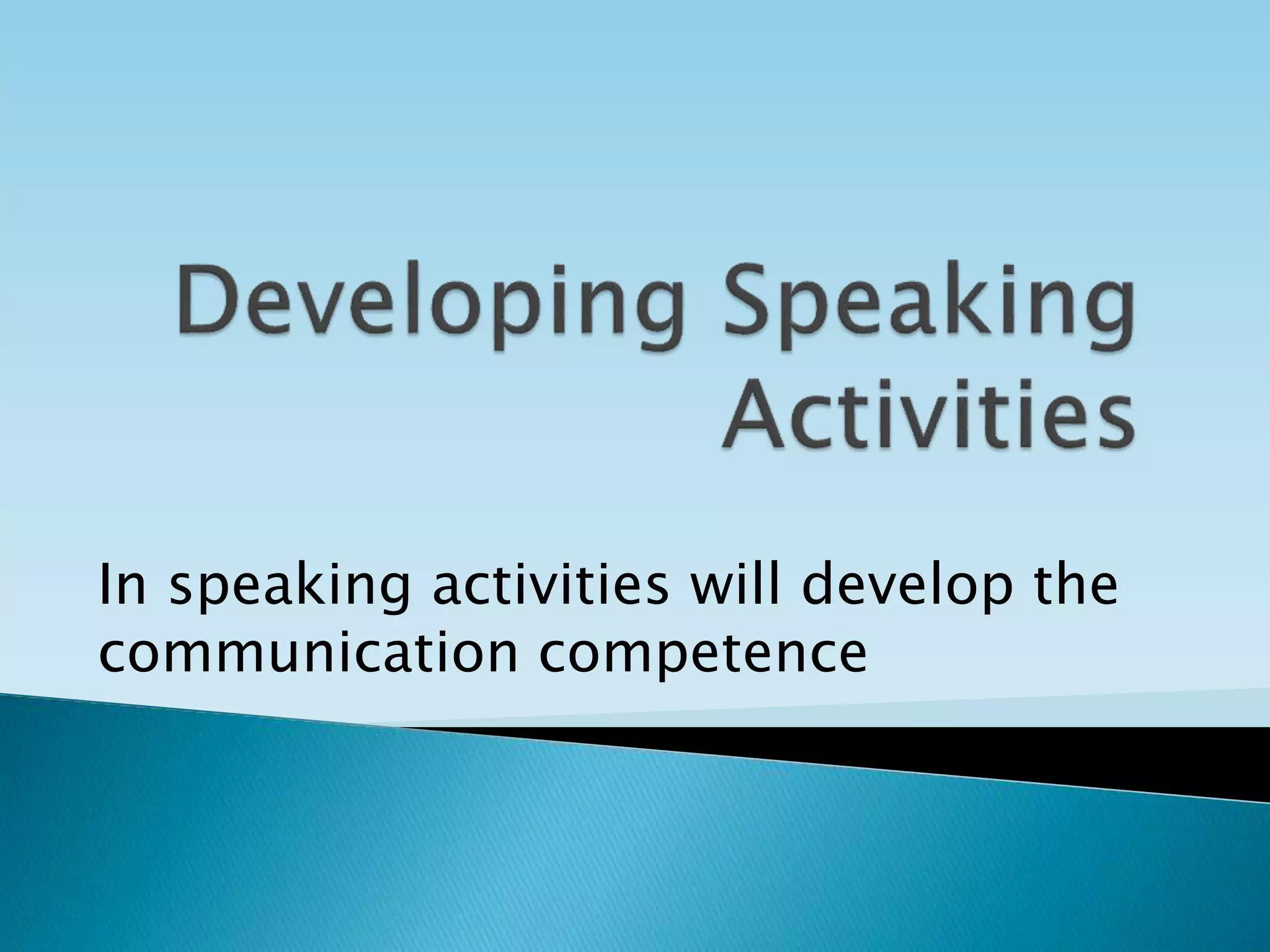 Genre based literacy for speaking | PPTX