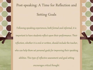 Genre based literacy for speaking | PPT