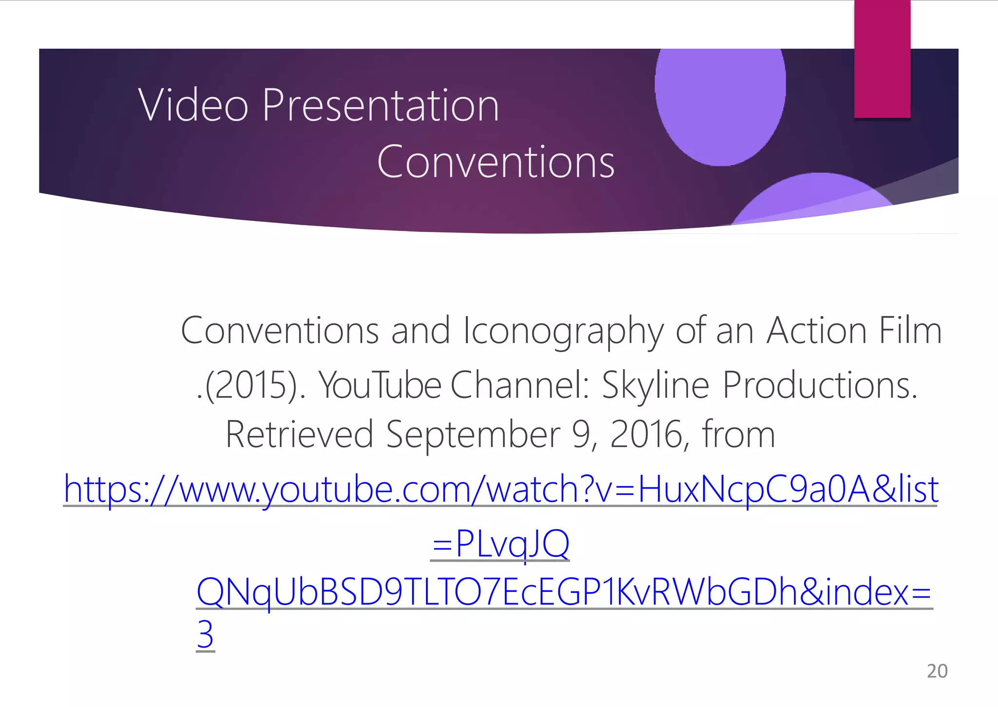 Genre, Codes and Conventions (2).pptx | Video Production | Content Production