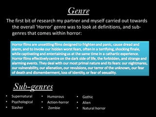 Genre conventions analysis | PPT