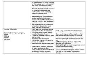 Genre conventions | DOC