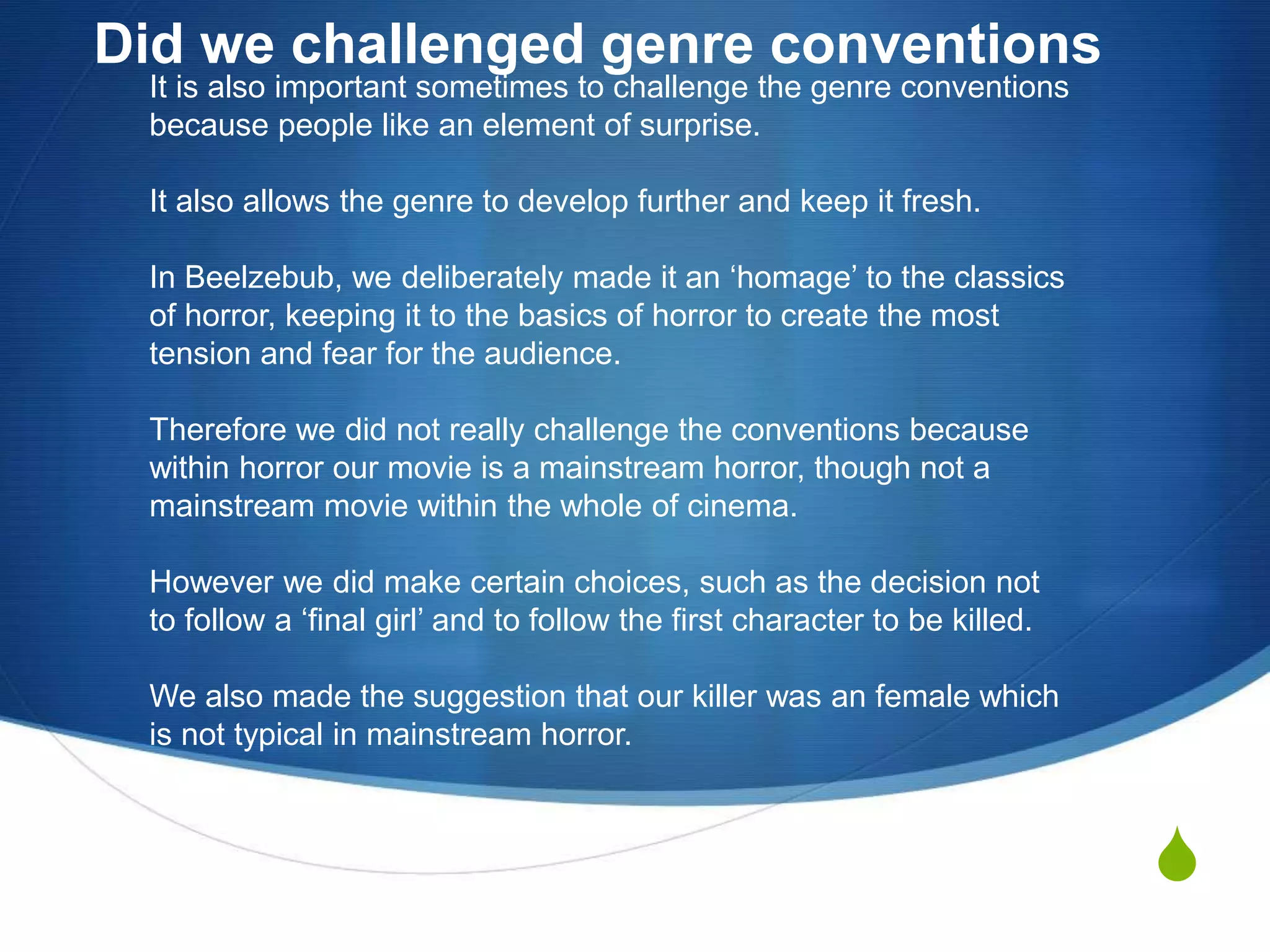 Genre conventions | PPTX