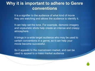 Genre conventions | PPTX