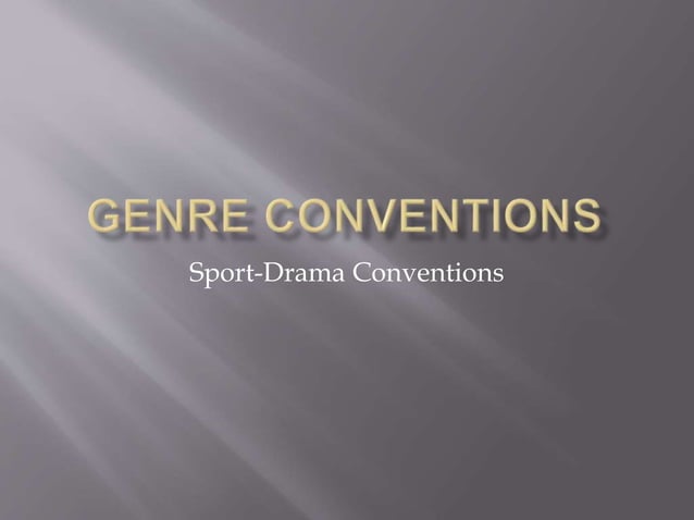 Genre conventions | PPTX