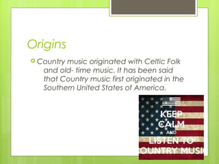 Genre country music | ODP