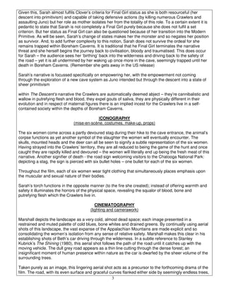 Genre elements notes table the descent | PDF