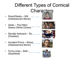 Genre exploration task | PPTX | Comedy | Genres