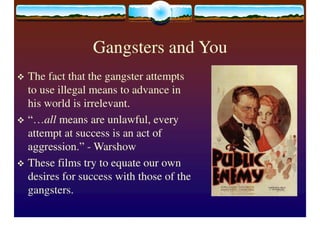 Genre Films And The Status Quo | PPT