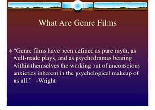 Genre Films And The Status Quo | PDF
