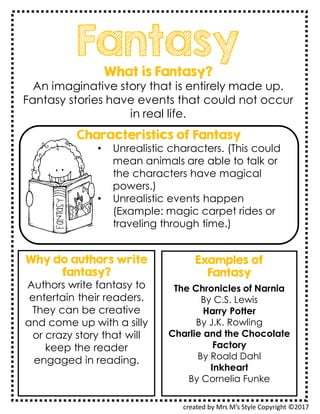 Genre Anchor Chart